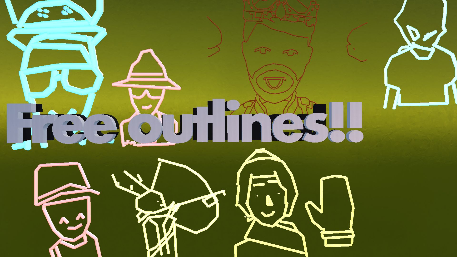 ^Free-Outlines-No-Tokens