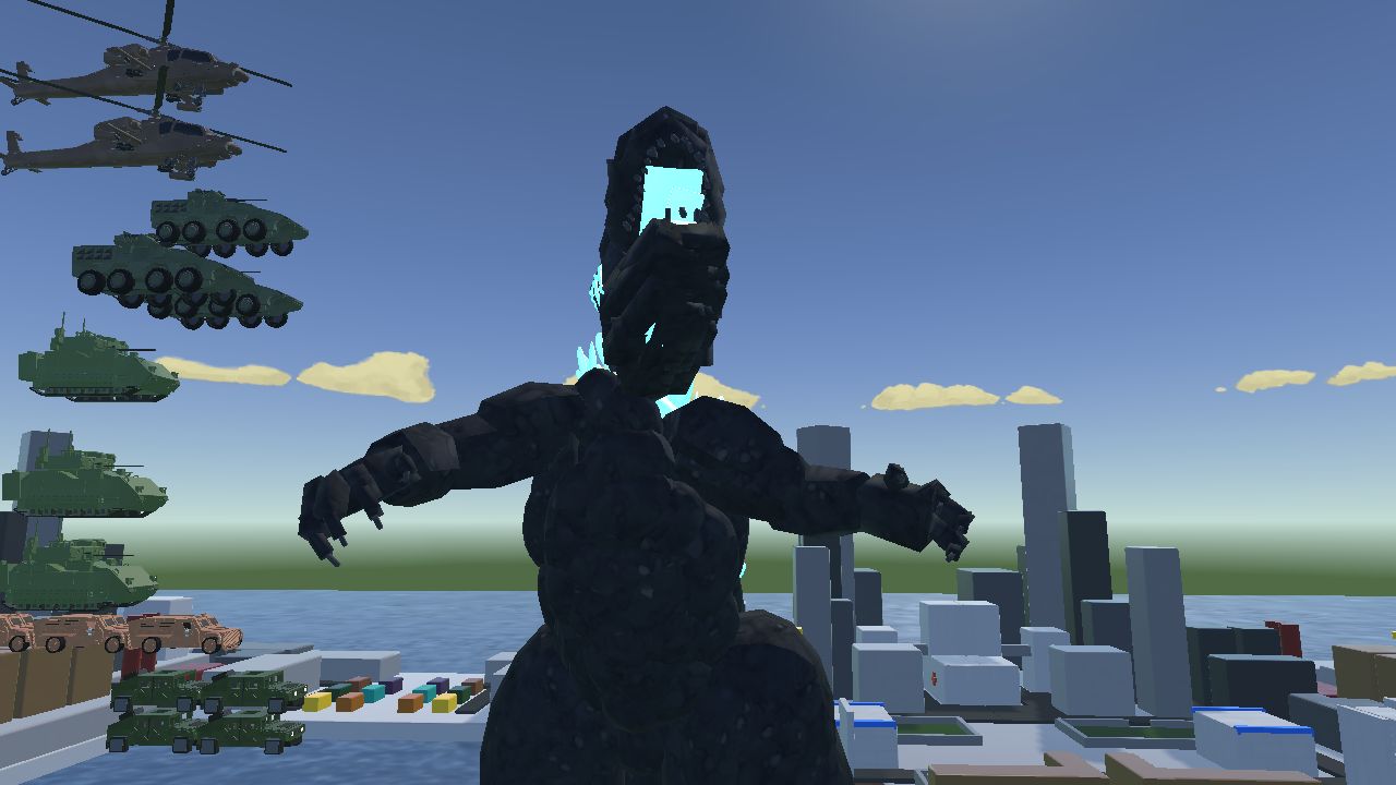 ^Byo-Mini-GodzillaVMilitary