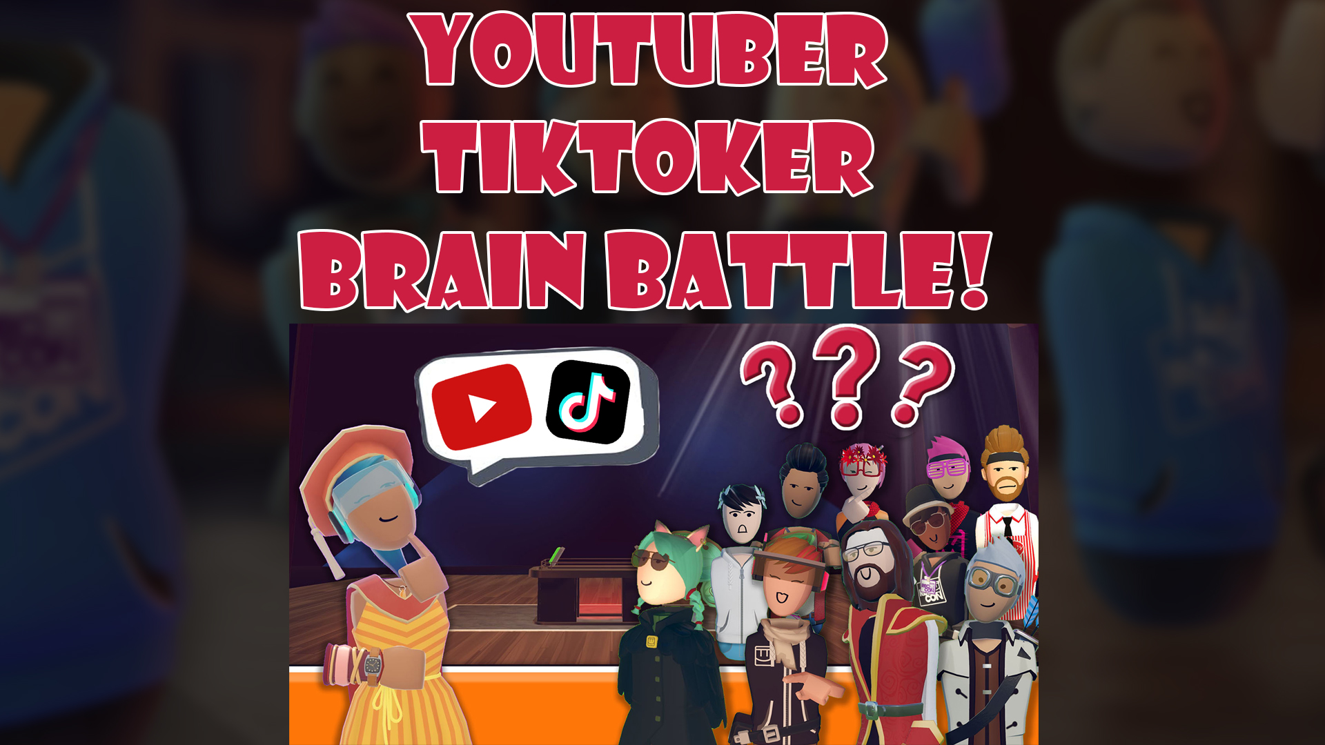 YOUTUBER & TIKTOKER BRAIN BATTLE