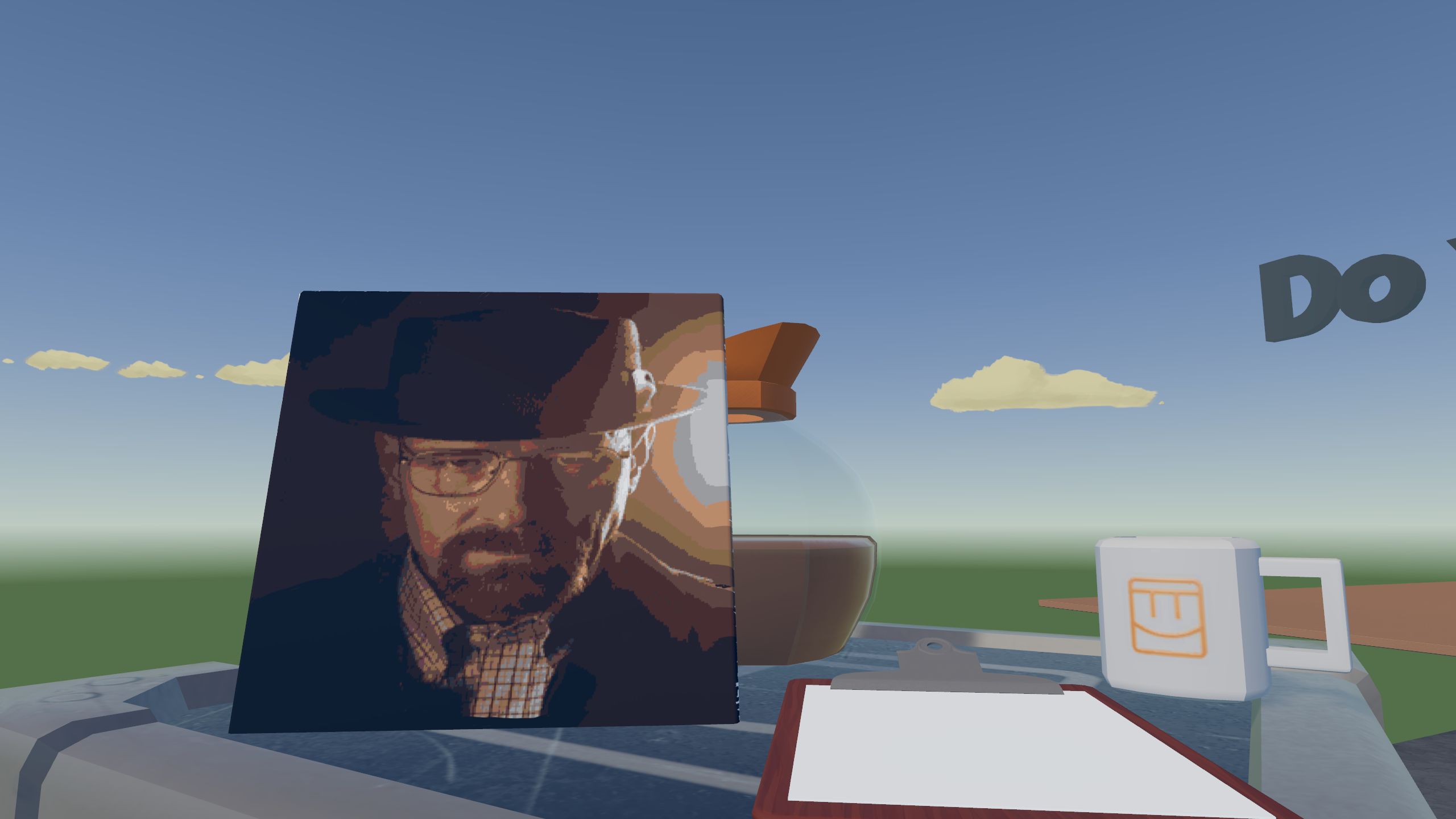 ^Drive-A-Car-Into-Walter-White