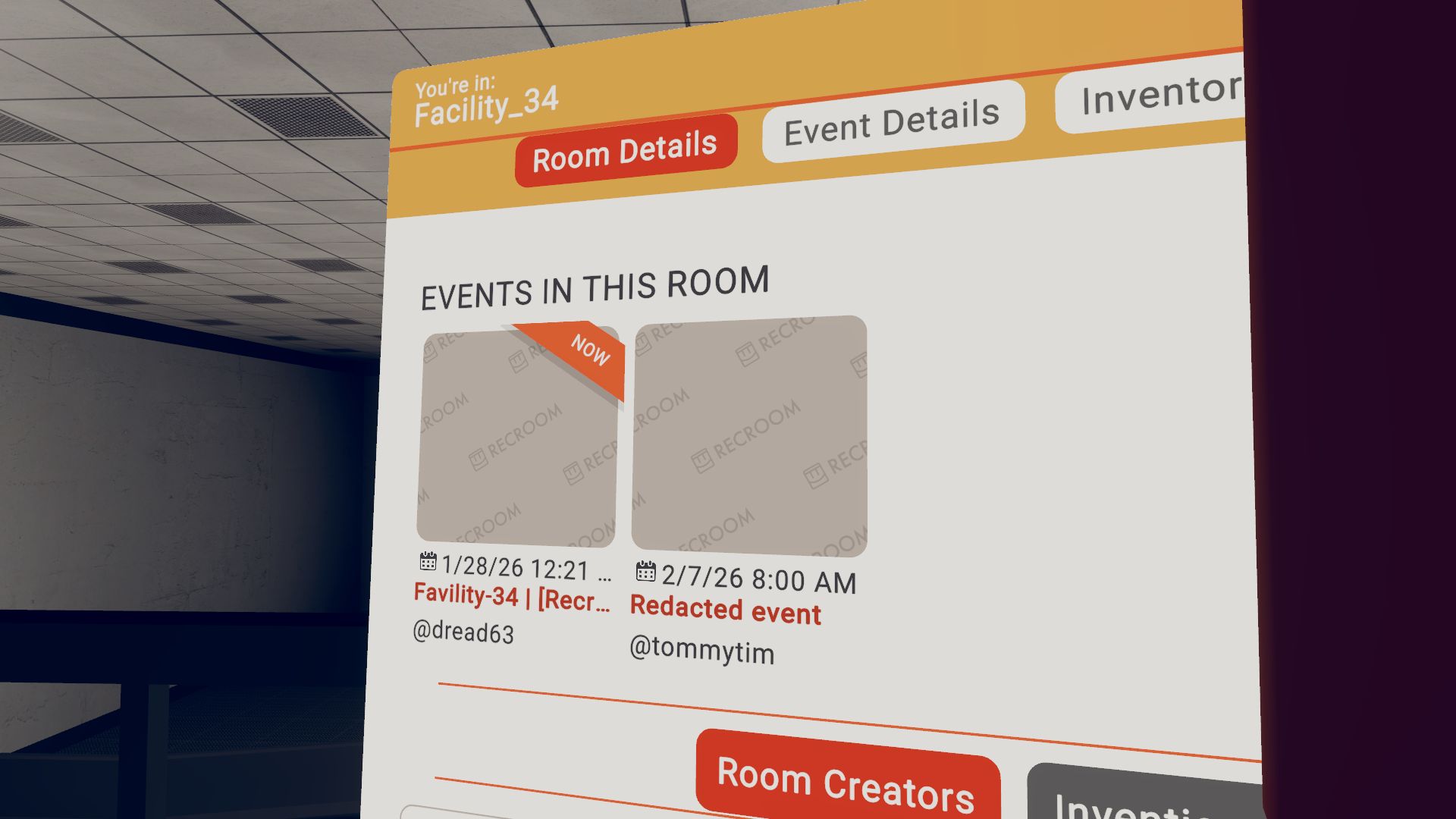 Image in Rec Room