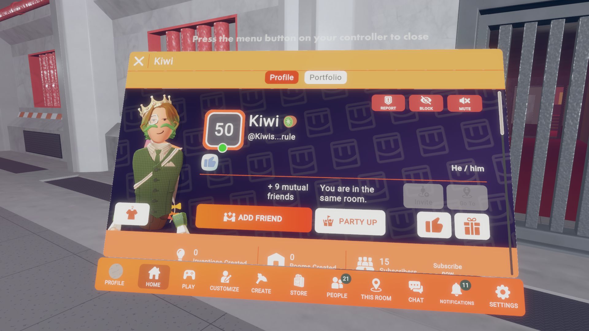 Image in Rec Room