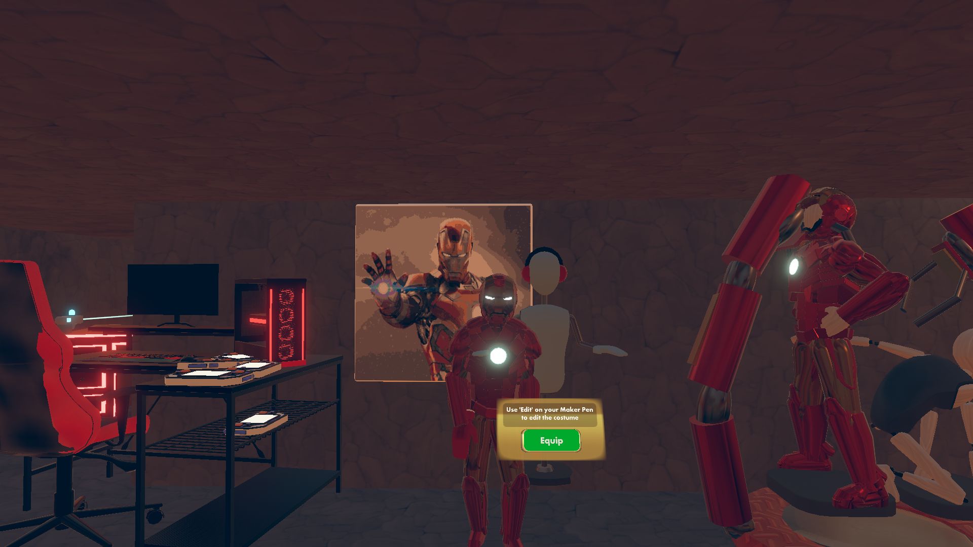 Iron Man @QuickChimpanzee9572's Rooms