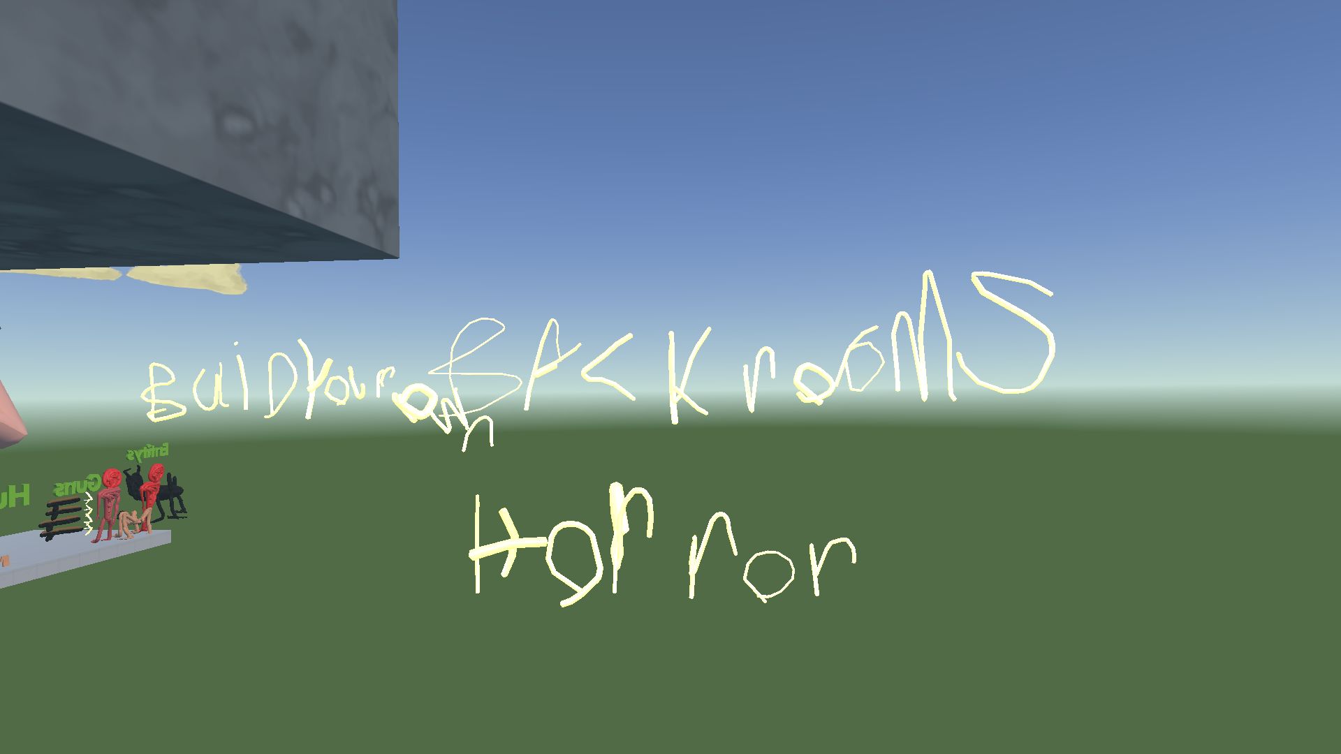 Build Your Own Backrooms Horror