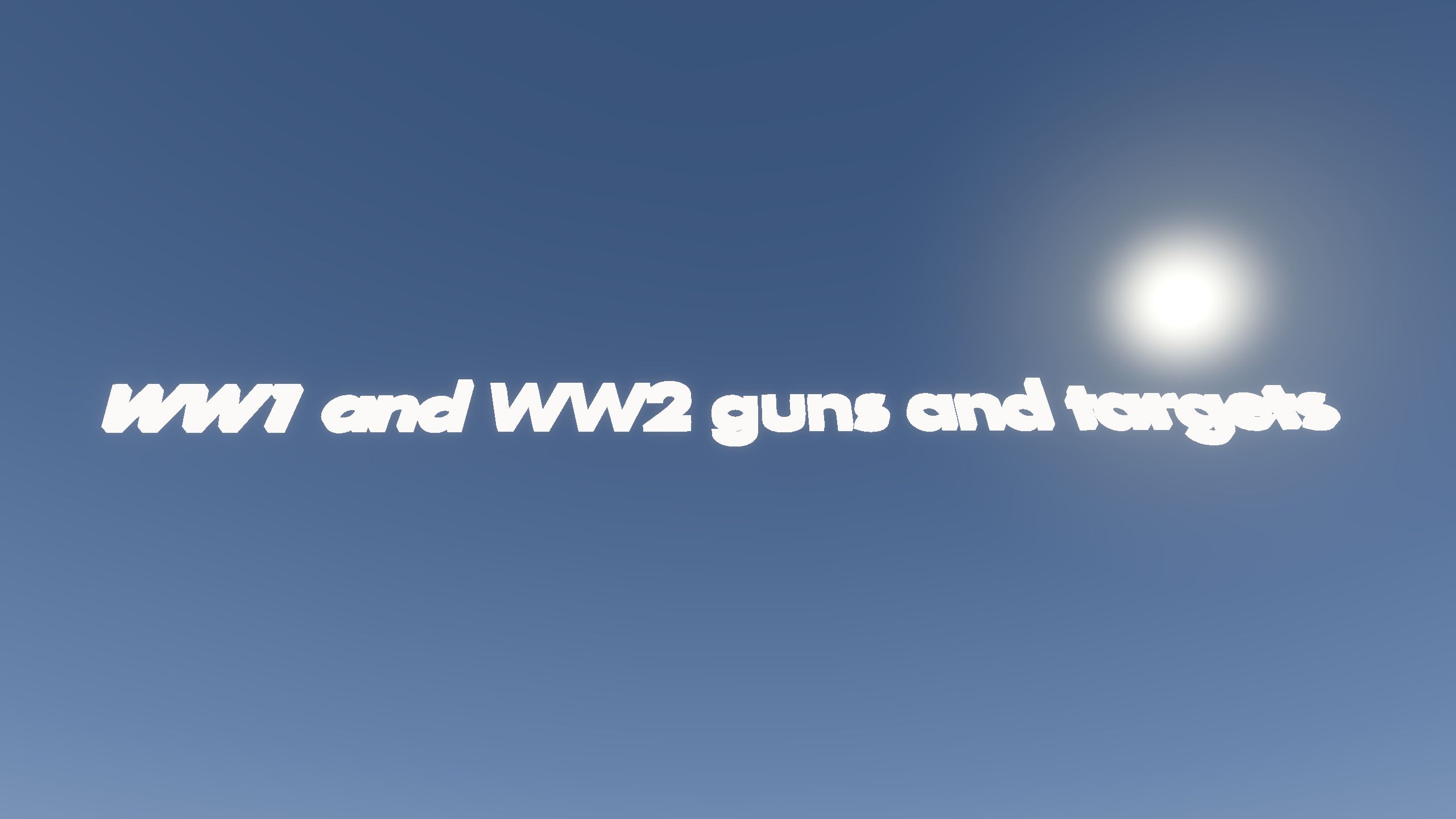 ^WW1-And-WW2-Guns-And-Targets