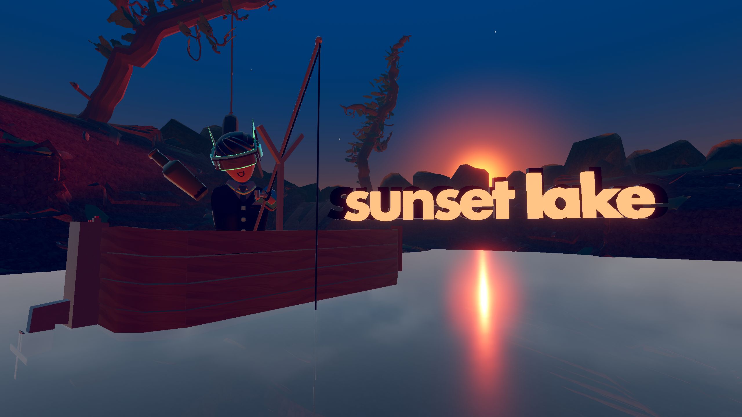 ^sunset.lake