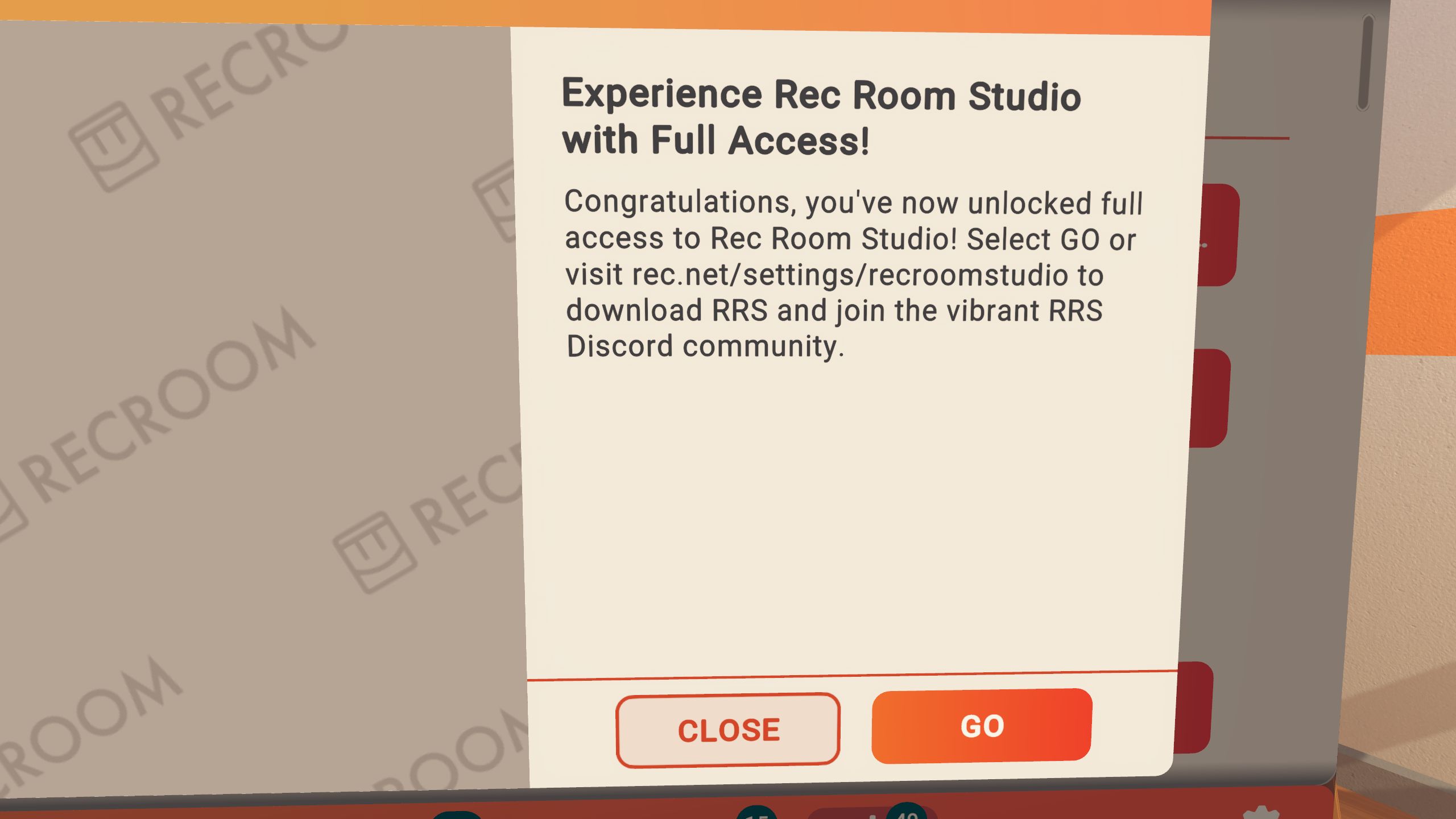 Image in Rec Room