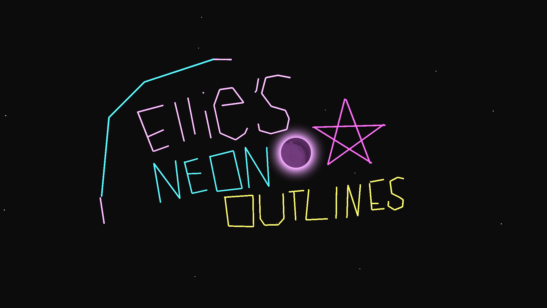 ^Ellie-Neon-Outlines