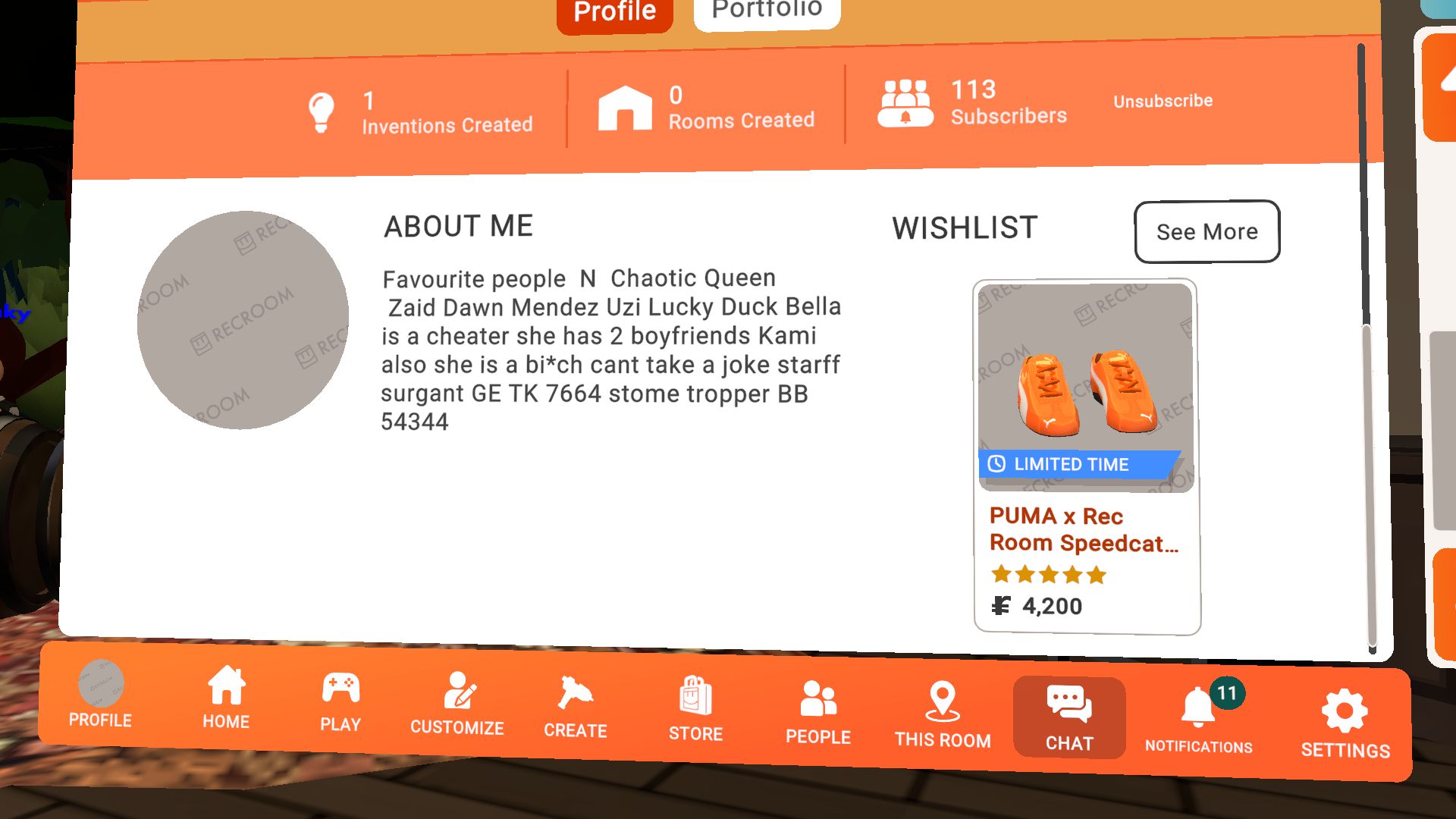 Image in Rec Room