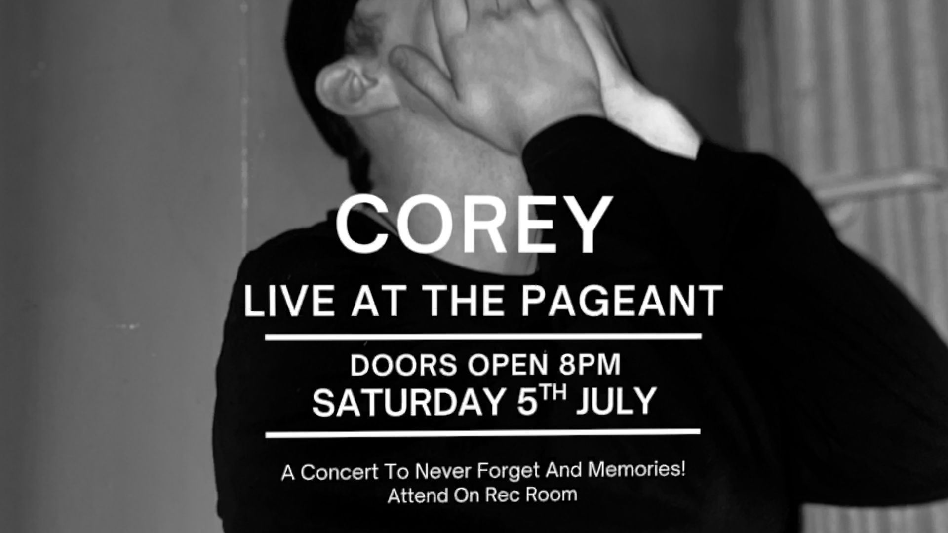 Corey (The Time Ends) Live At The Pageant!
