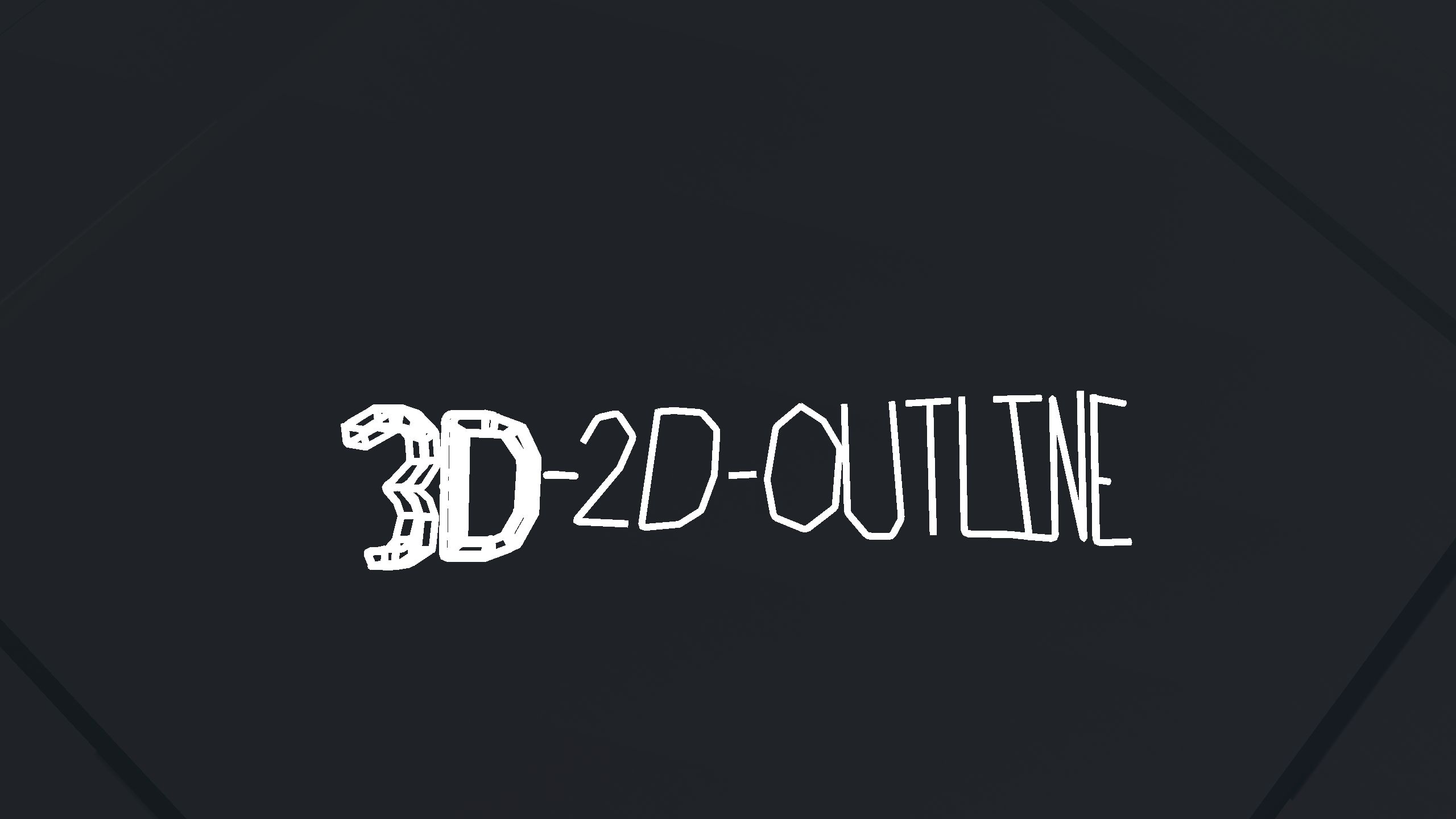 ^3D_2D_outlines