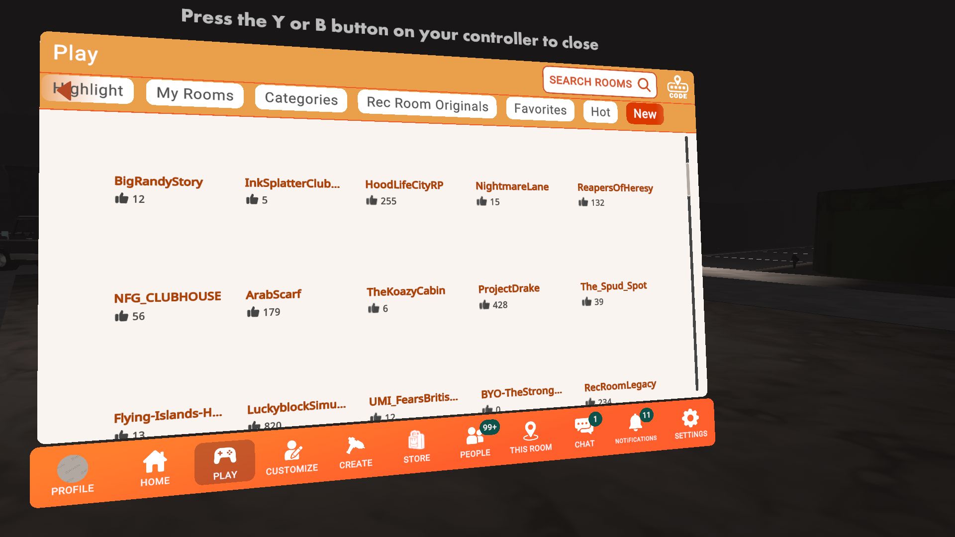Image in Rec Room