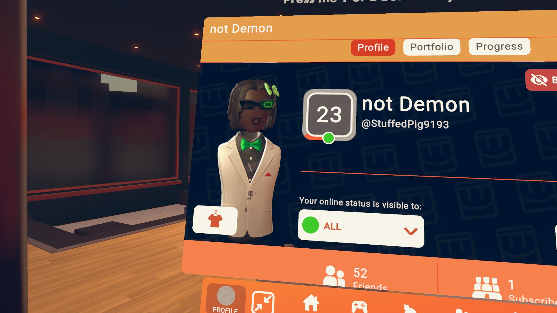 not Demon @StuffedPig9193's Rooms